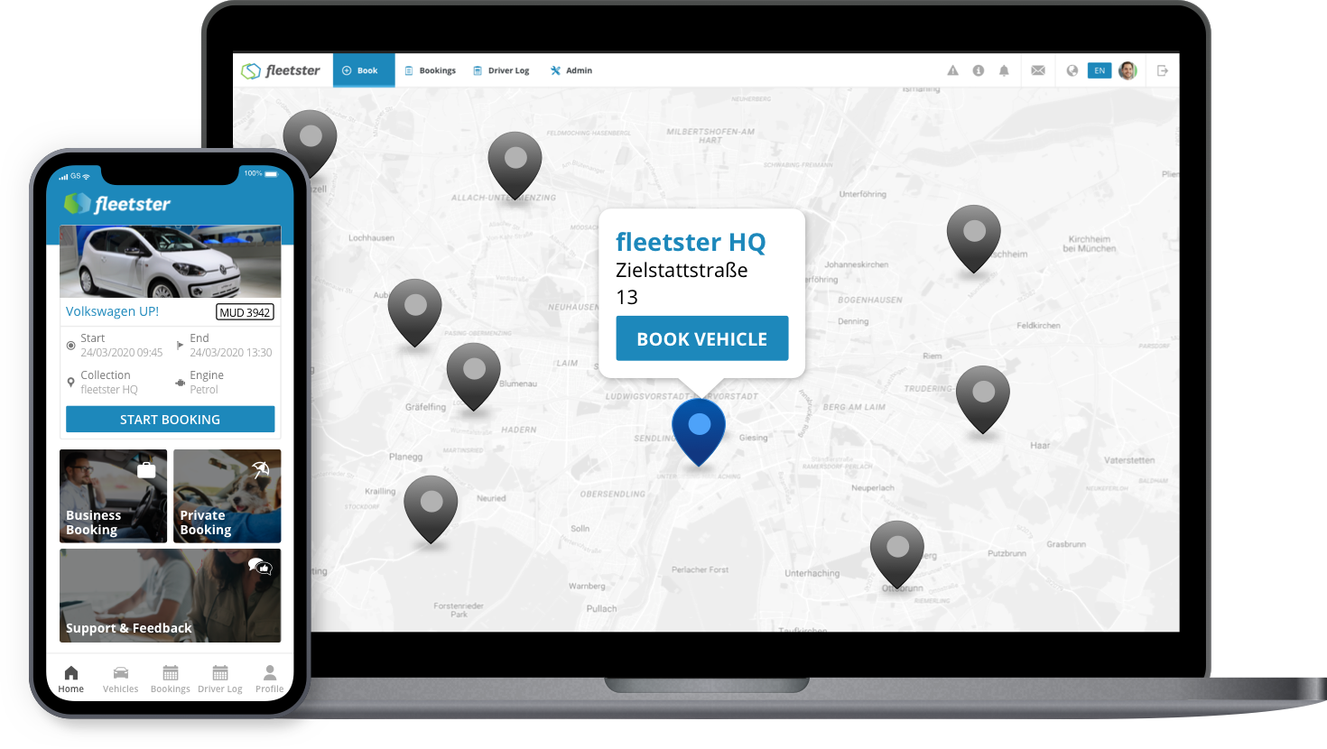 Corporate Car Sharing Software and Fleet Management